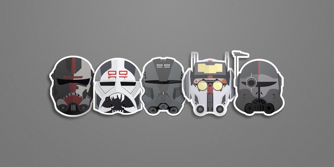 Star Wars Bad Batch Stickers / Sticker Pack - Etsy