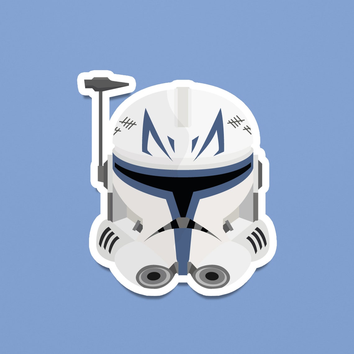 Star Wars Clone Wars Trooper Sticker Pack - Etsy