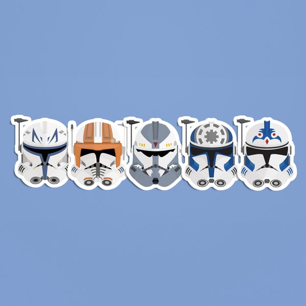 Clone Trooper Stickers Pack - Etsy
