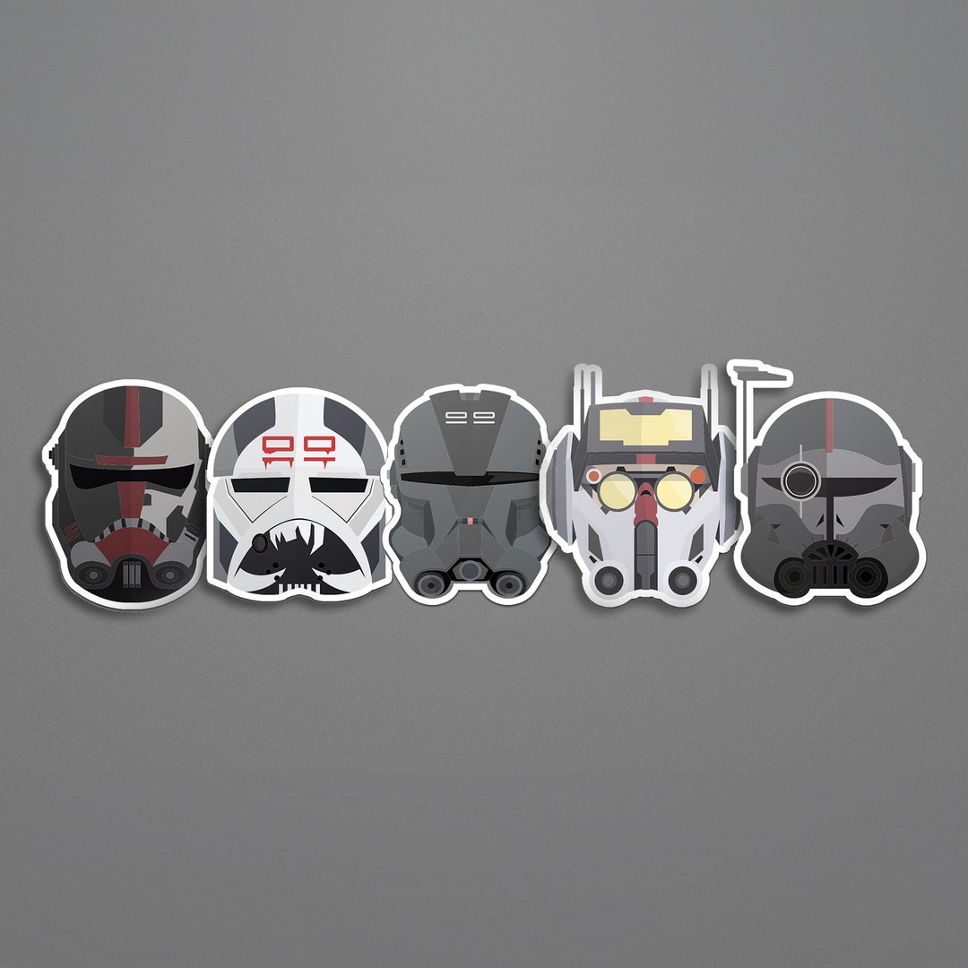 Star Wars - Bad Batch Stickers / Sticker Pack - Etsy