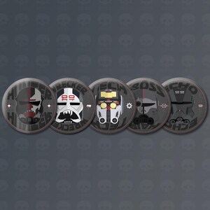 Star Wars Bad Batch Pin Badge Set - Etsy