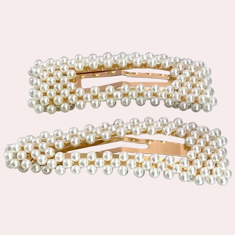 Pearl Hair Clip - Etsy