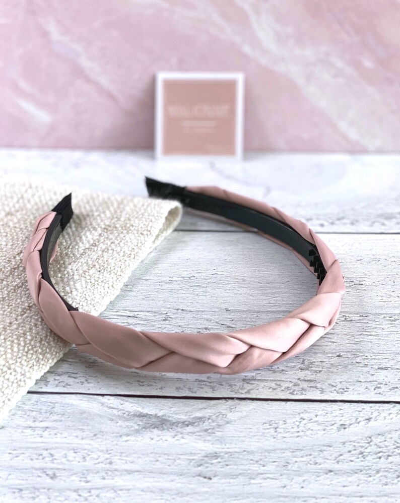 Thin Braided Headbands Narrow Headband Braid Headbands | Etsy
