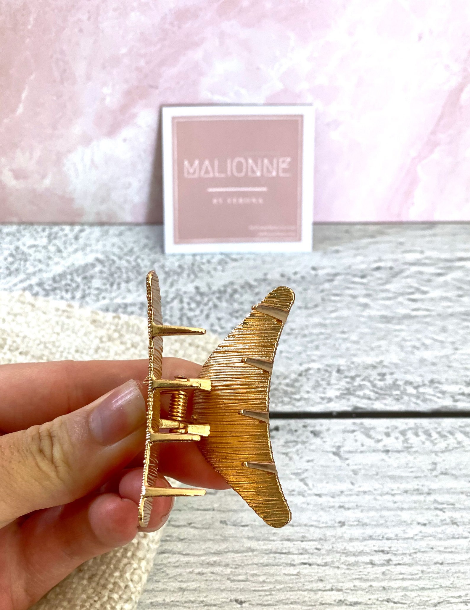 Gold Triangle Hair Claw Set Gold Plated Hair Claws Acetate - Etsy