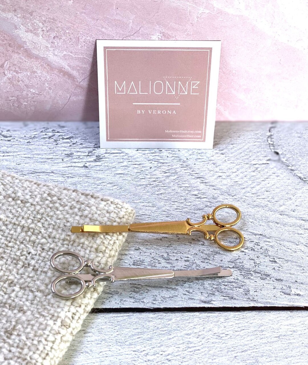 Tiny Scissor Hair Clip Set Small Scissor Hair Clips Unique Hair ...