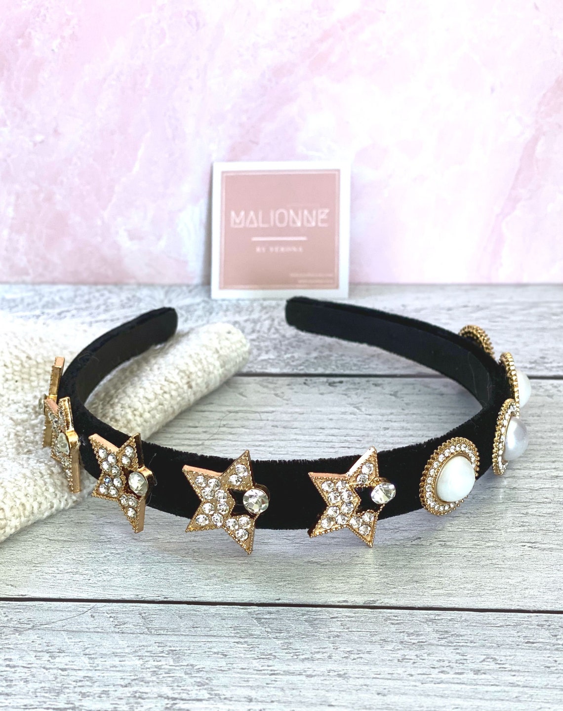 Stargirl Headband Set Jewel Studded Star Headband Starry | Etsy