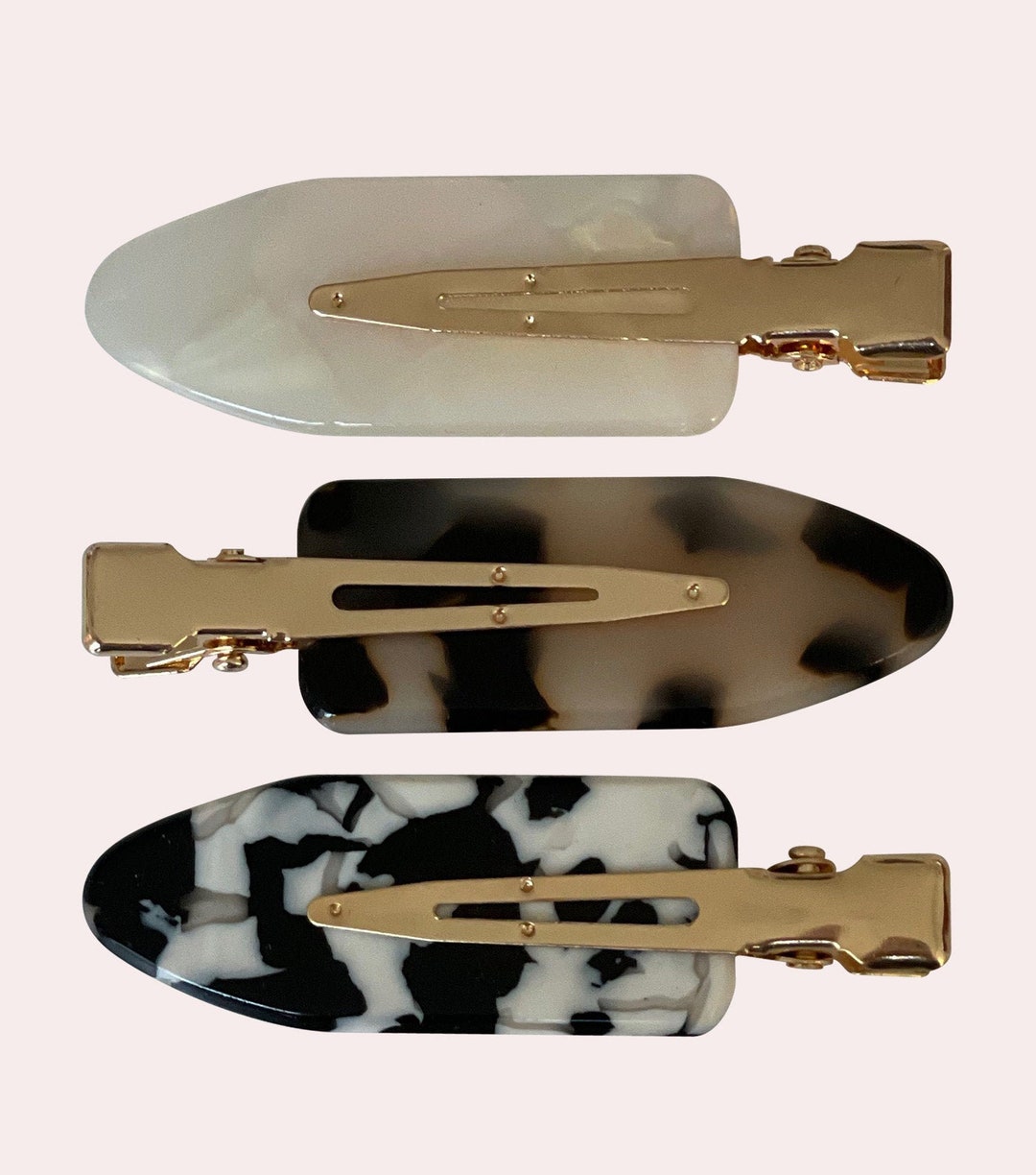 Creaseless Patterned Hair Clips | Setting Hair Clips | No Crease Hair ...