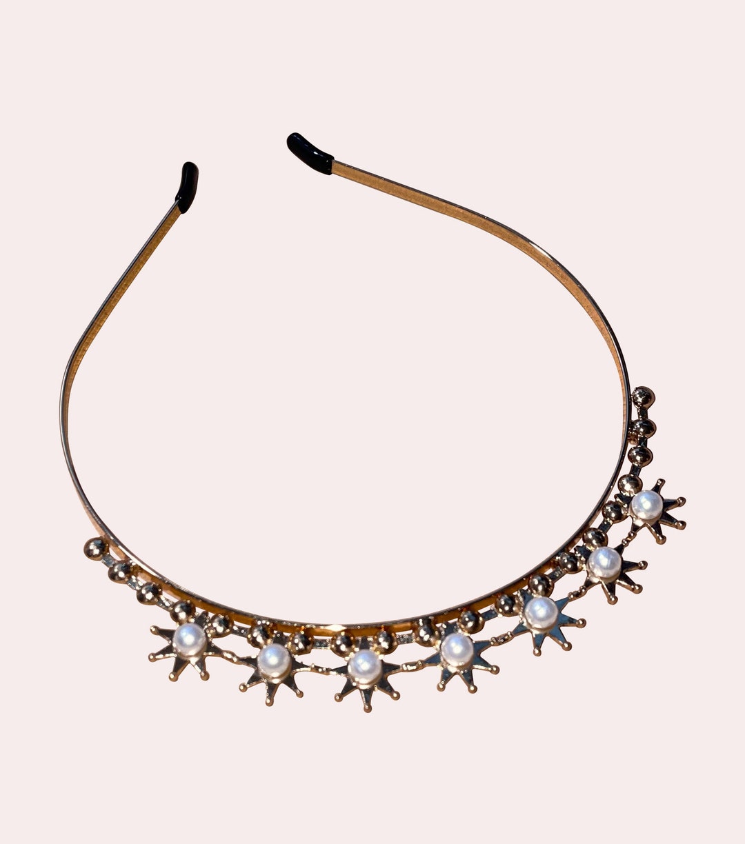 Galactic Headband | Celestial Headband | Starry Bridal Headband | Pearl ...