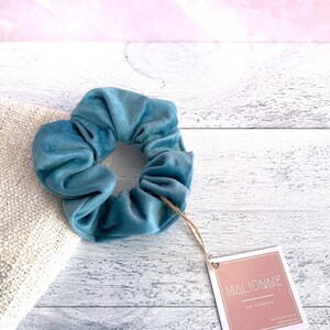 Velvet Blues Scrunchie Set Blue Velvet Scrunchies Cozy Winter ...