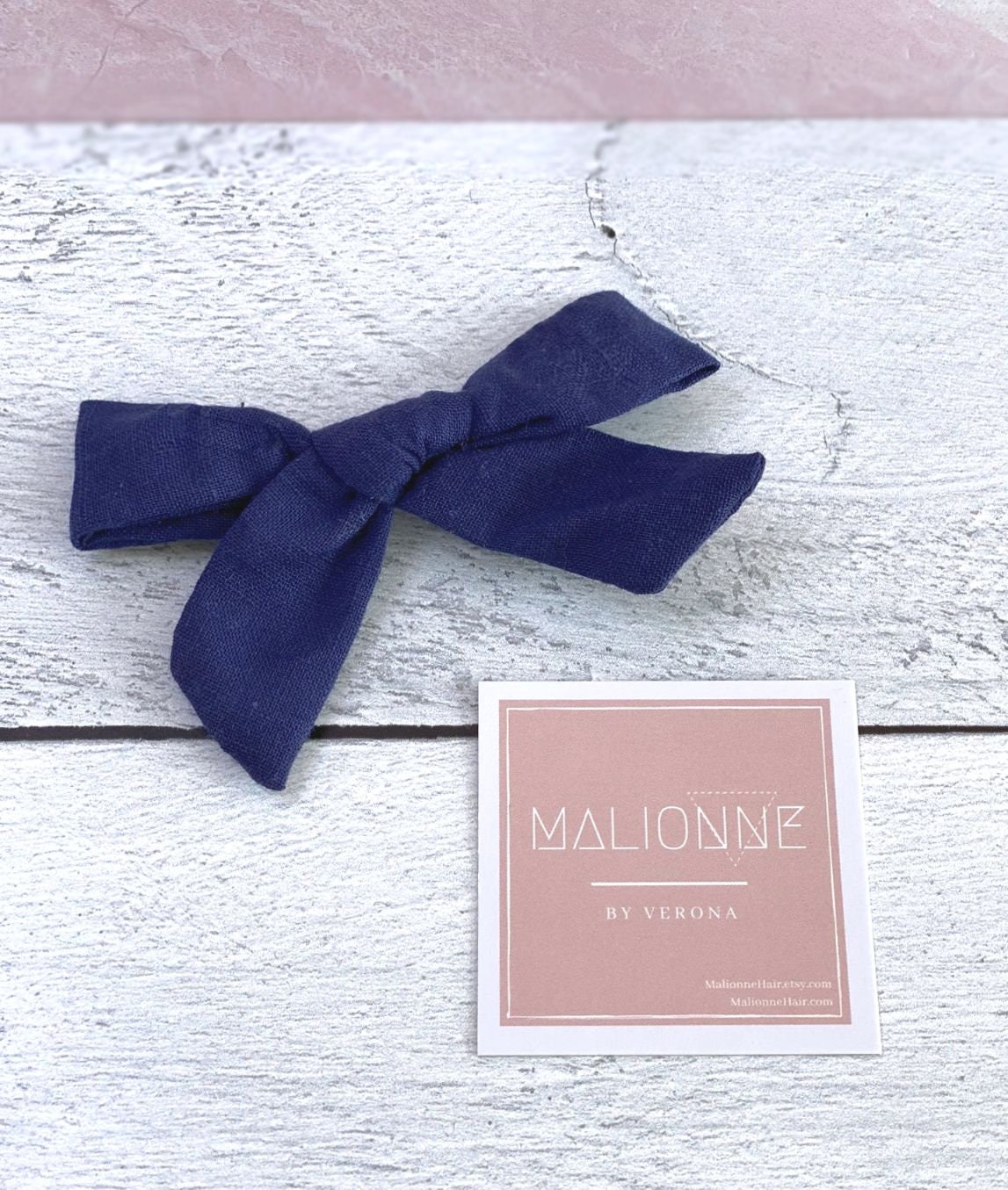 Mini Knot Bows Dainty Linen Bows Mini Cool-toned Clips - Etsy