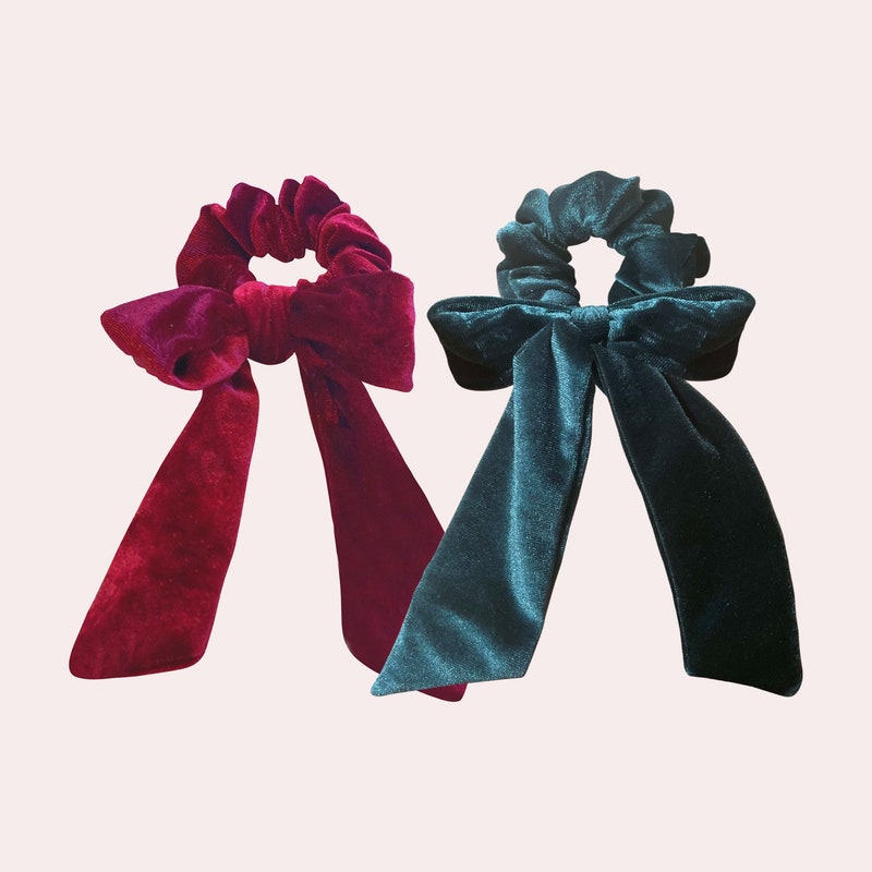 Bow Scrunchie - Etsy