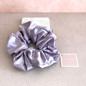 OVERSIZED Fluffy Purple-toned Scrunchie Set Mix & Match Big Giant ...