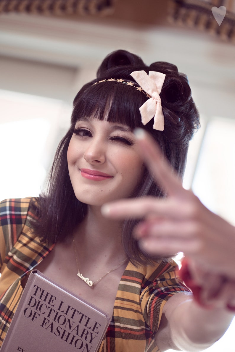 Mini Knot Bows Dainty Linen Bows Mini Neutral Clips Bow - Etsy