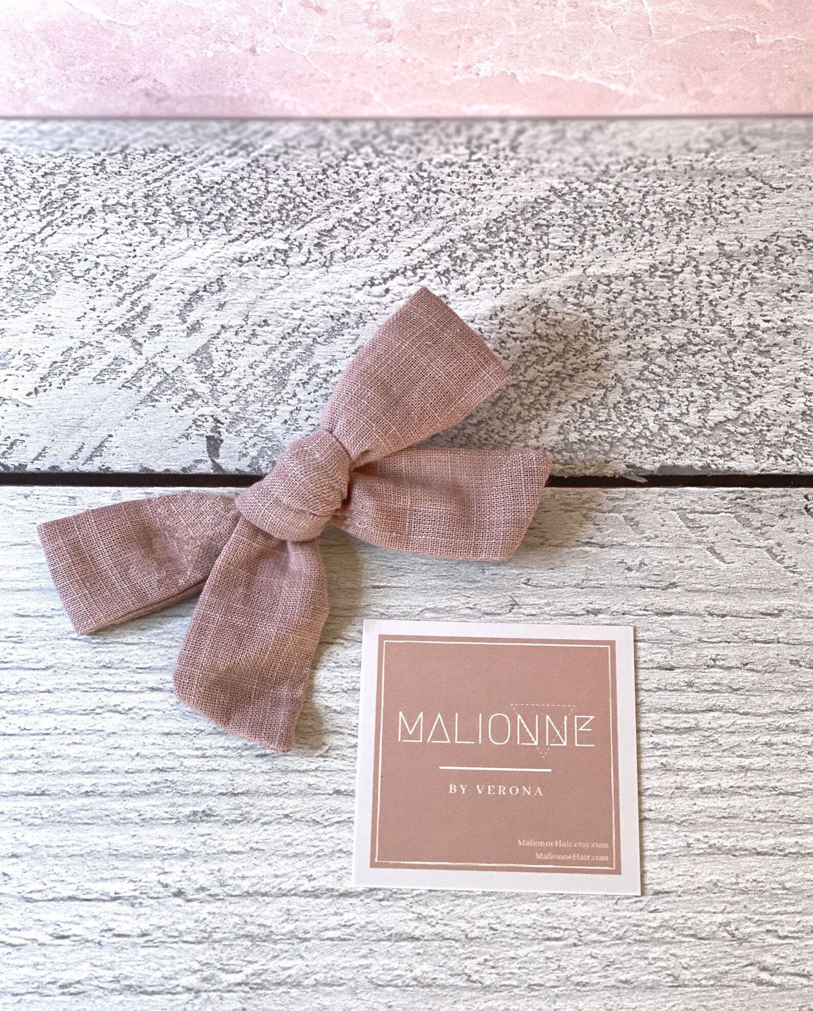 Mini Knot Bows Dainty Linen Bows Mini Neutral Clips Bow - Etsy