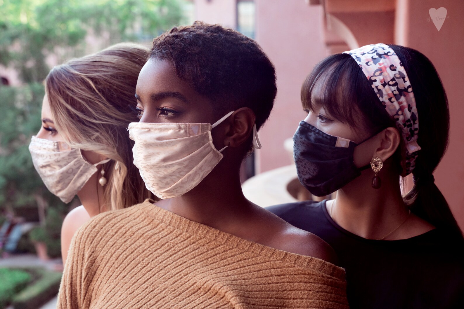 Sahara Metallic Reversible Face Masks Metallic Leopard Face - Etsy