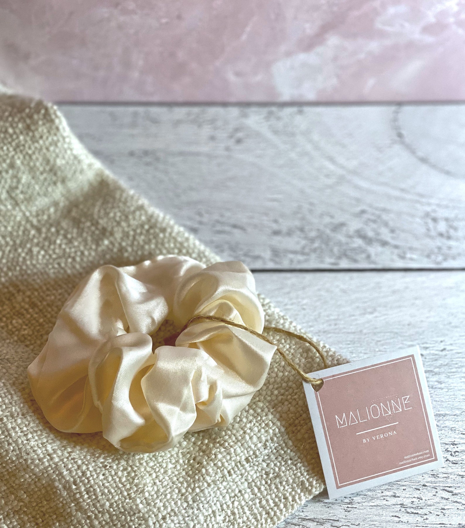 Silk Satin Neutral Hair Scrunchies Earth Toned Silk - Etsy