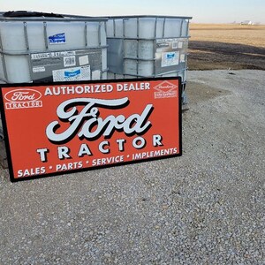 Ford Tractors Equipment Sign - Etsy