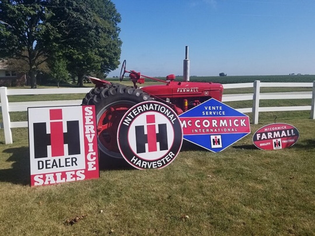Vintage Style Advertising IH Farmall Tractor Farm Signs - Etsy
