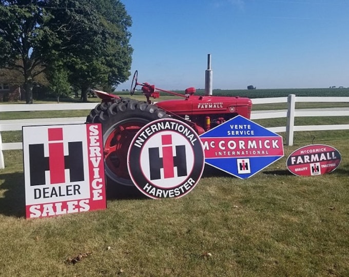 Vintage Style Advertising IH Farmall Tractor Farm Signs - Etsy