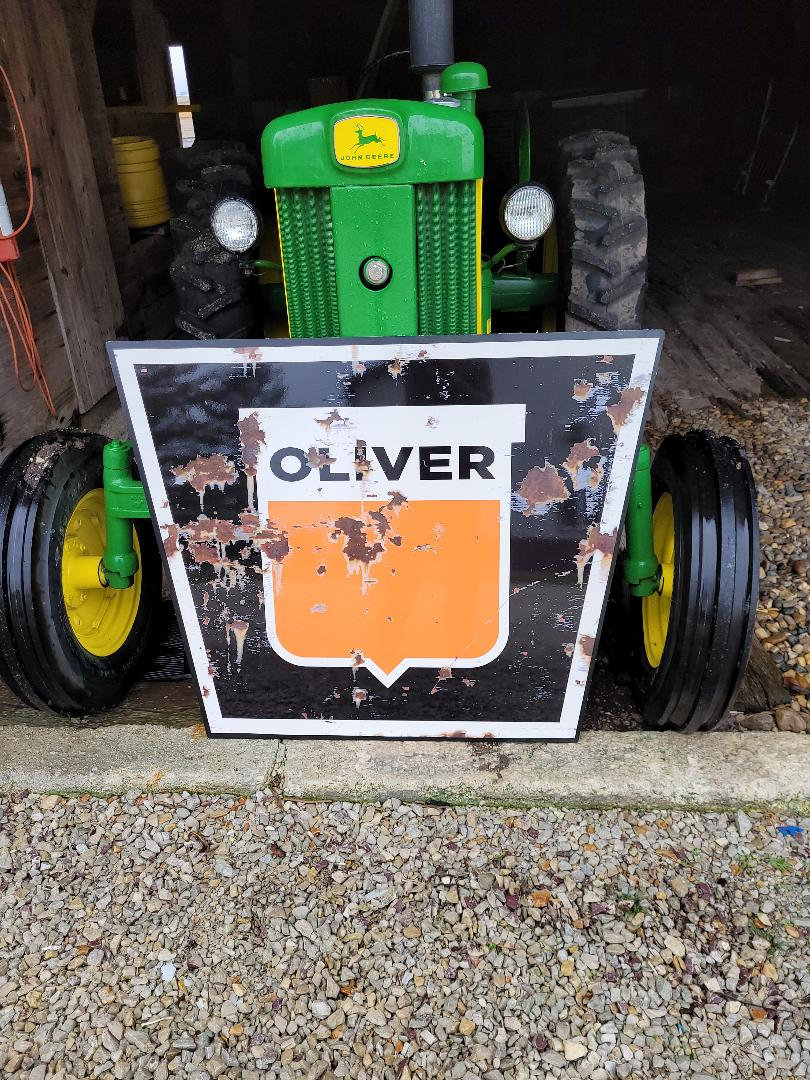 Farm Advertising Tractor Oliver Sign - Etsy