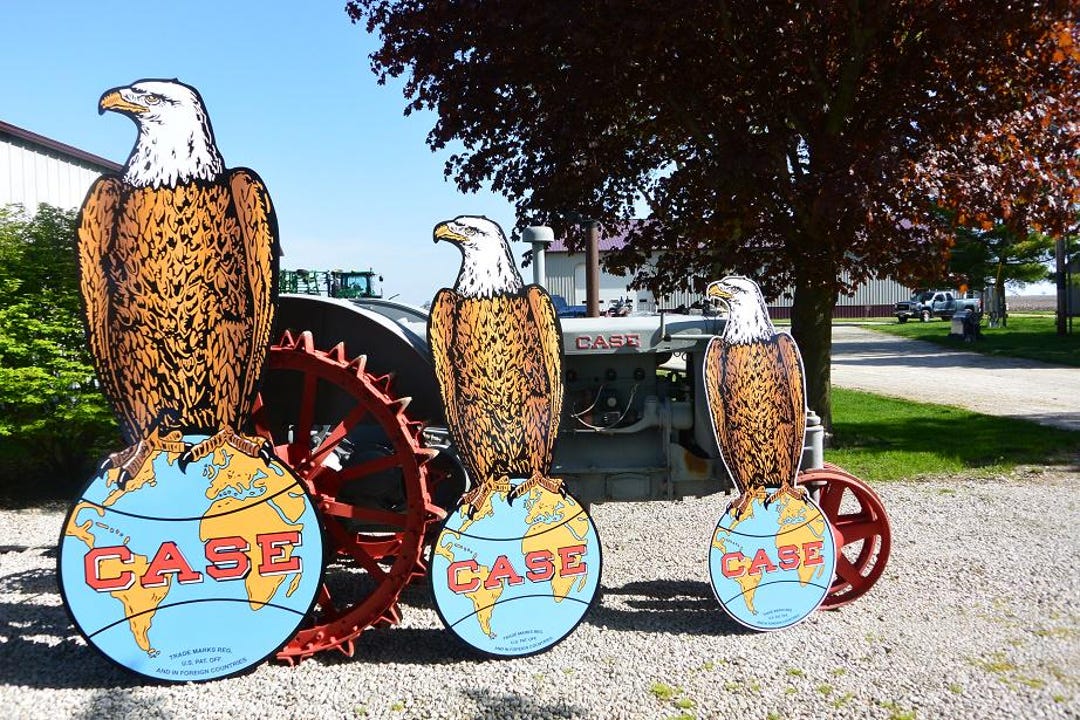 Vintage Style Case Tractor Farm Equipment Sign - Etsy