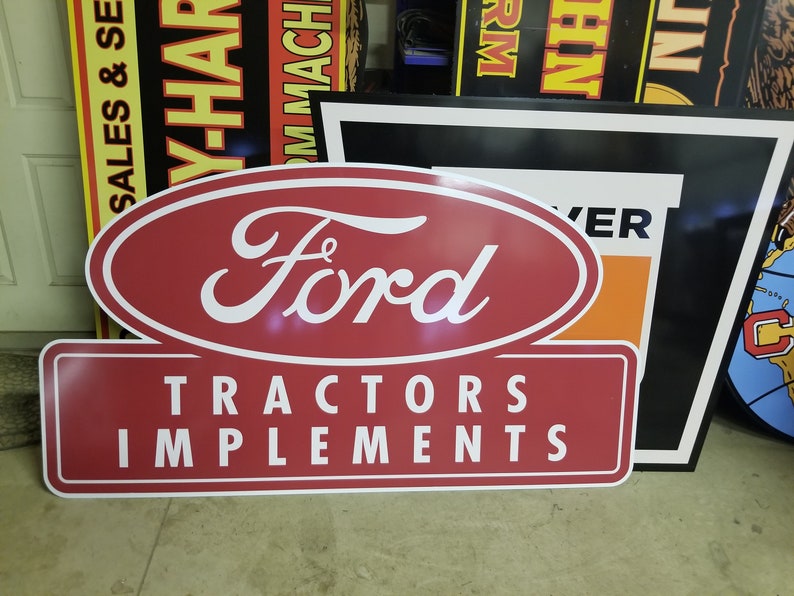 Ford Tractors Equipment Sign - Etsy