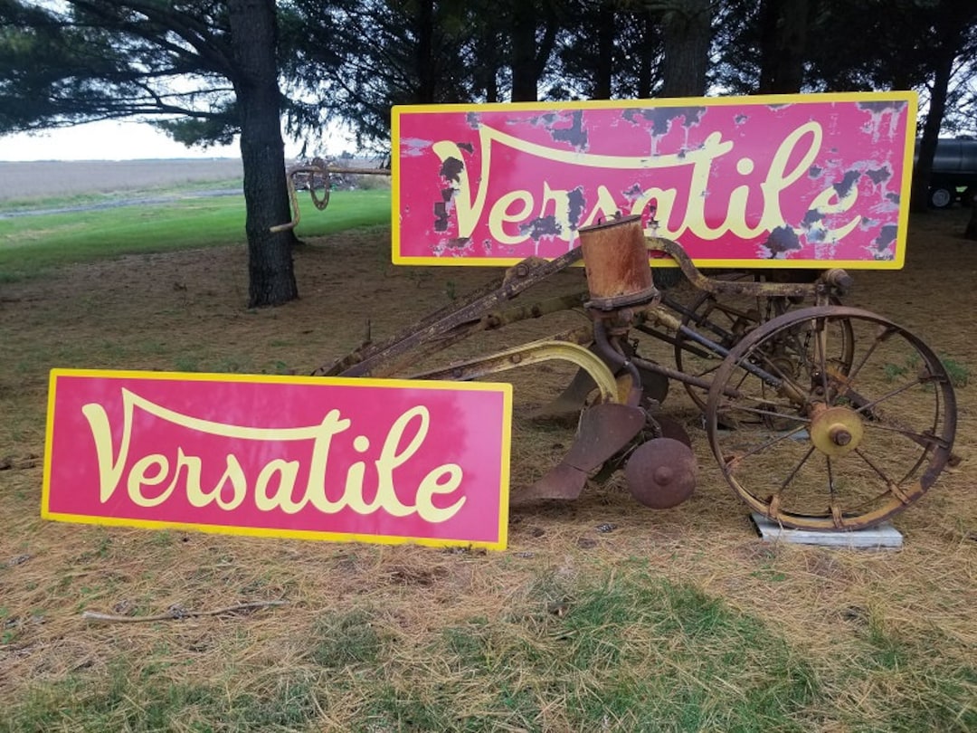 Versatile Tractor Signs - Etsy