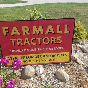Vintage Style Advertising IH Farmall Tractor Farm Signs - Etsy