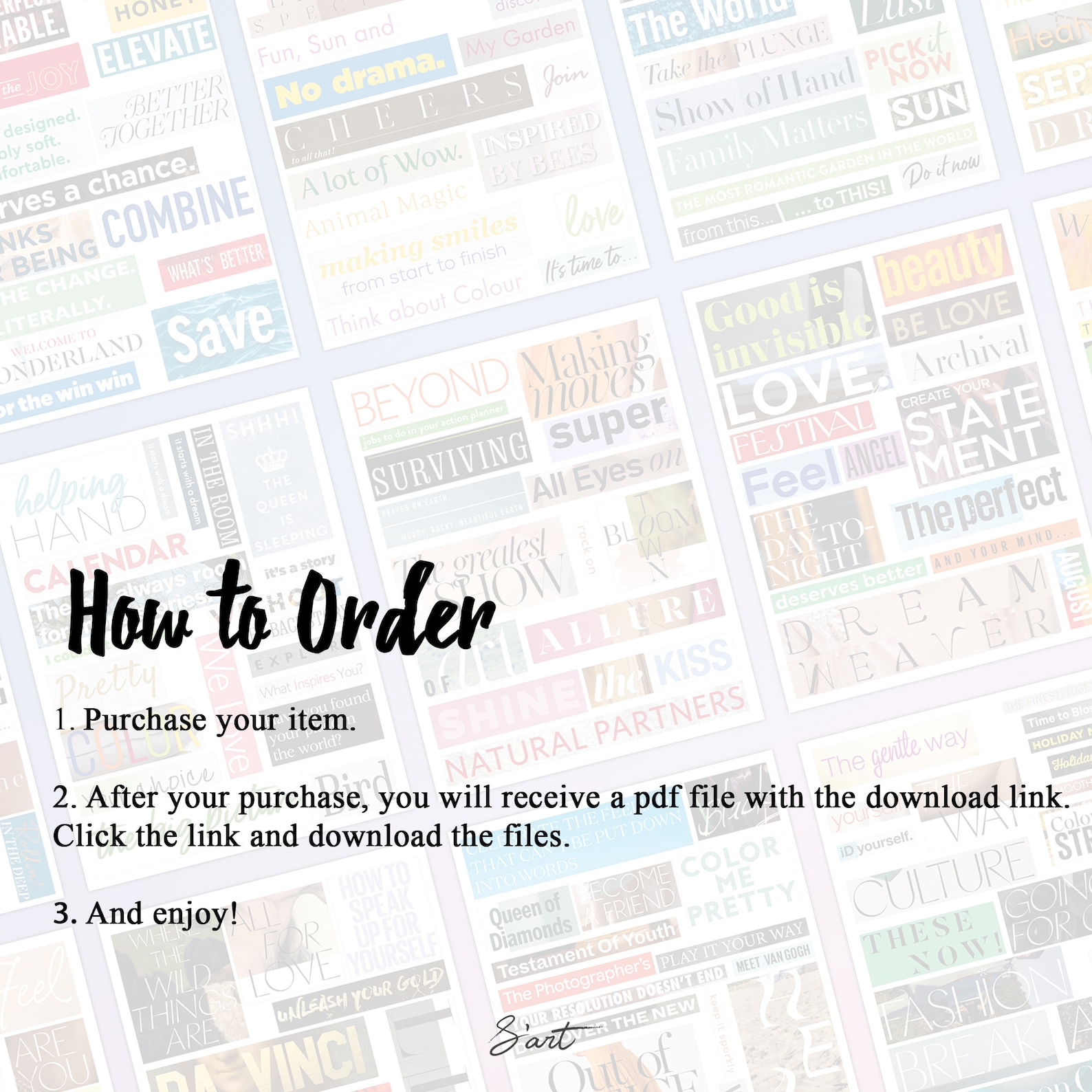 Magazine Words Printable, Vision Board Kit, 300+ Magazine Words, Words ...