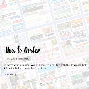 Magazine Words Printable, Vision Board Kit, 300+ Magazine Words, Words ...