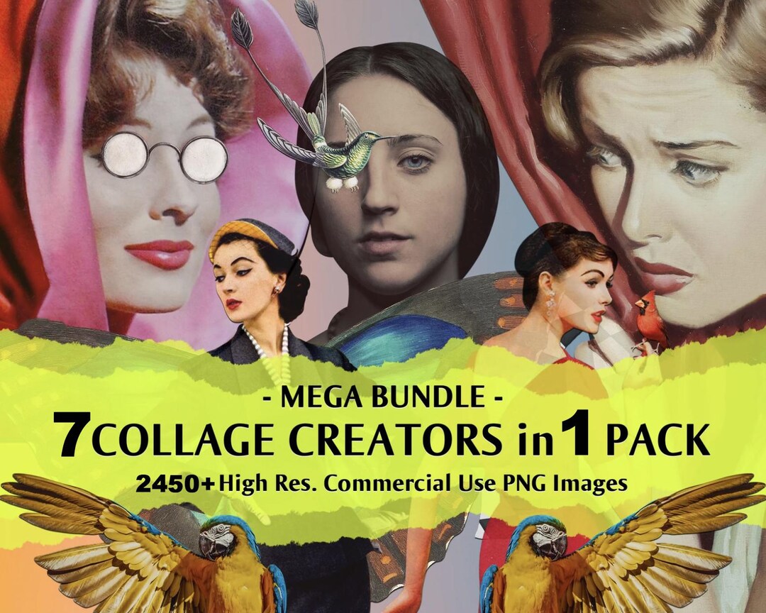 Surreal Collage Creator 2450+ Images, Digital Collage Maker, Collage ...