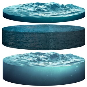 Cut Out Design Element, Ocean Wave Cliparts, Surreal Collage Creator ...