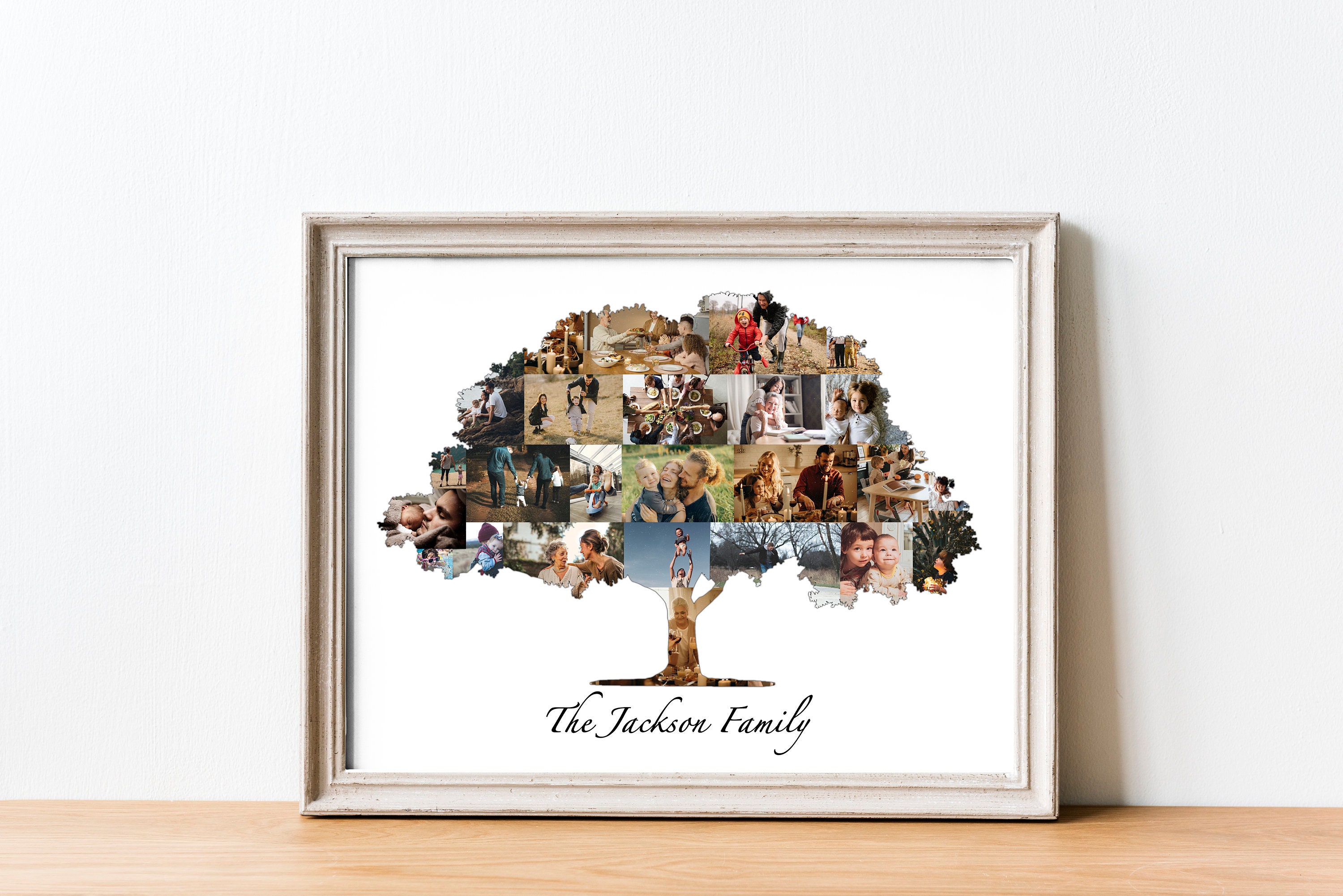 Family Tree Collage, Custom Family Tree Photo, Personalized Family Tree ...
