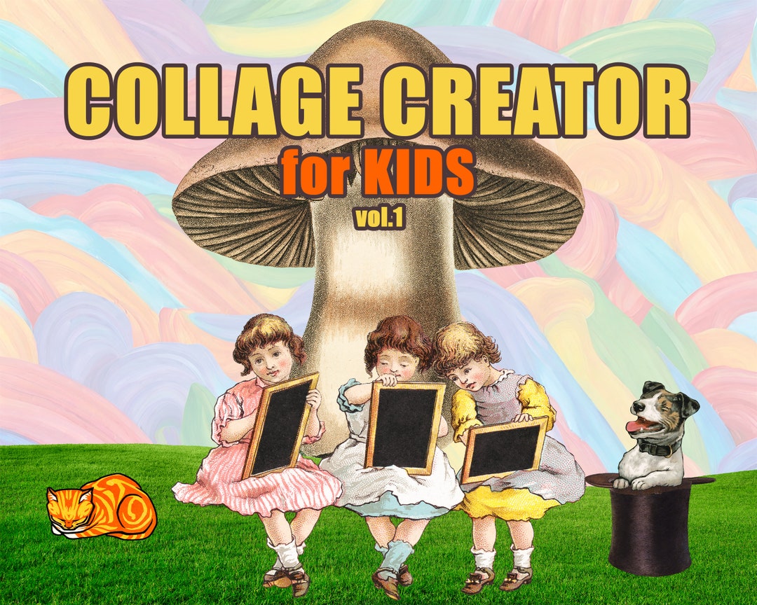 Collage Creator for Kids, Art Activity for Kids, DIY Collage Kit ...