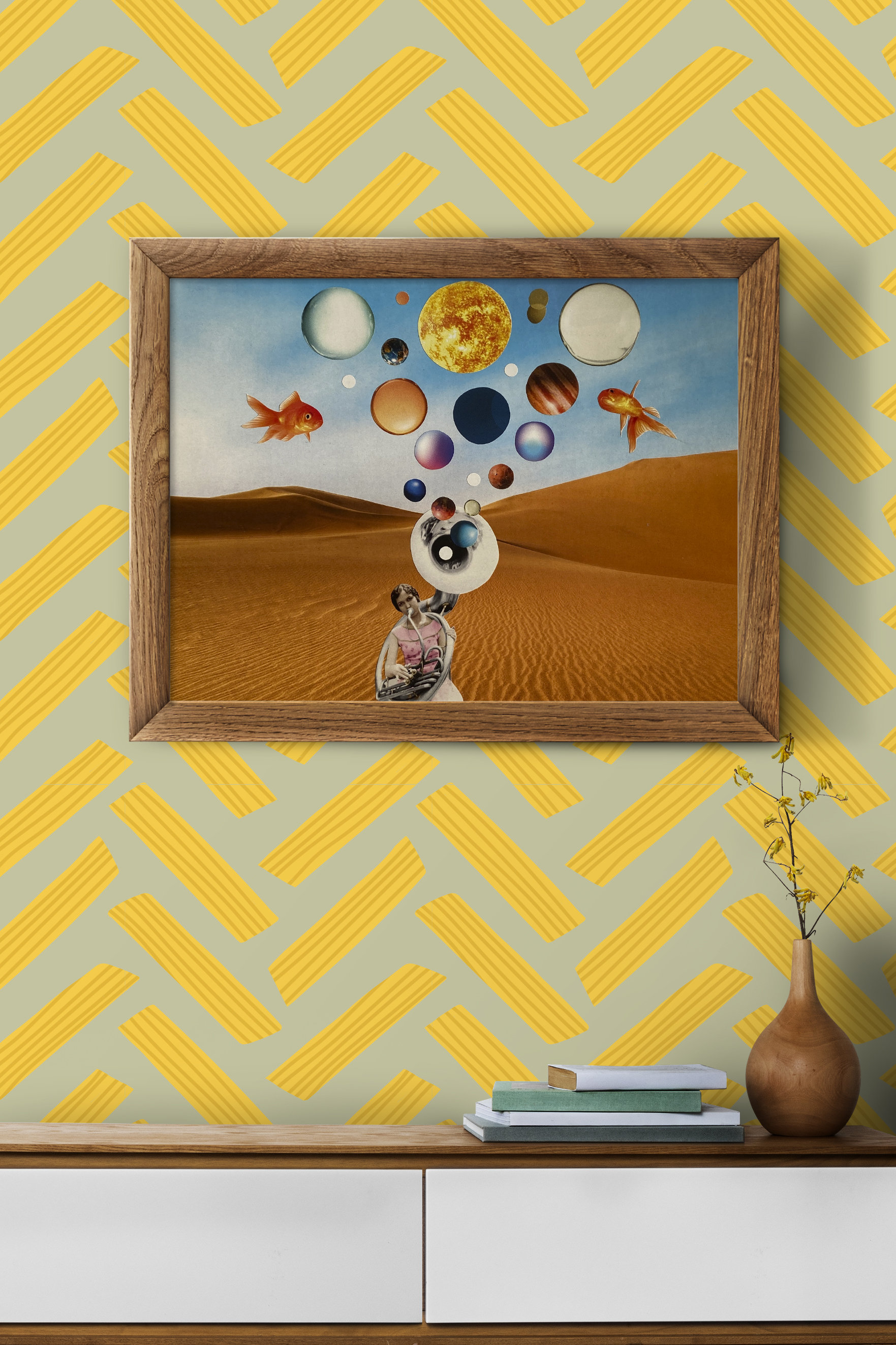 Surreal Collage Art, Original Collage Art, One of a Kind Artwork ...