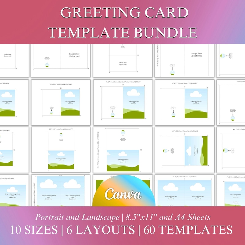 4 X 6 Clear Template - Etsy