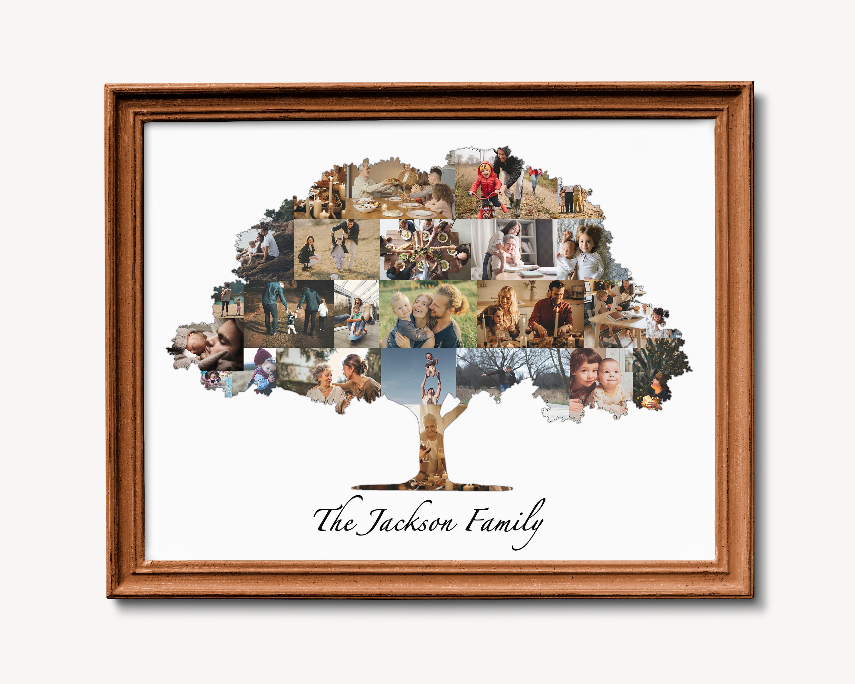 Family Tree Collage, Custom Family Tree Photo, Personalized Family Tree ...
