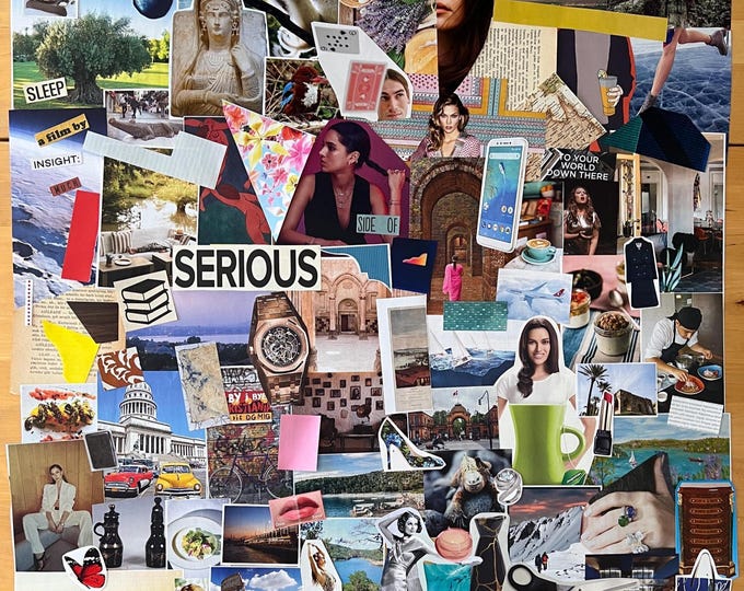 100+ Pc Bundle Paper Collage Art Pack, Surreal, Collage Supplies Pack ...