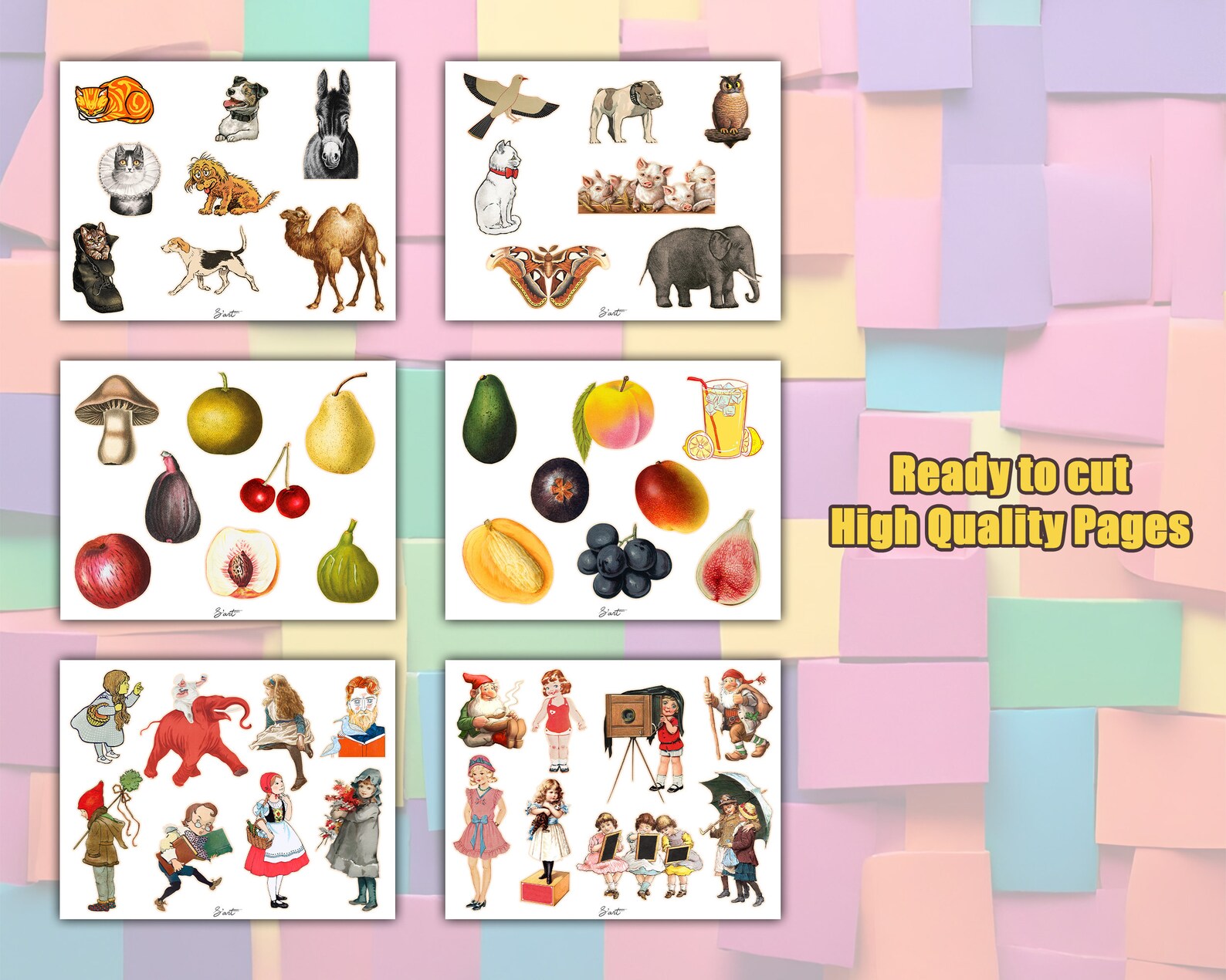 Collage Creator for Kids, Art Activity for Kids, DIY Collage Kit ...