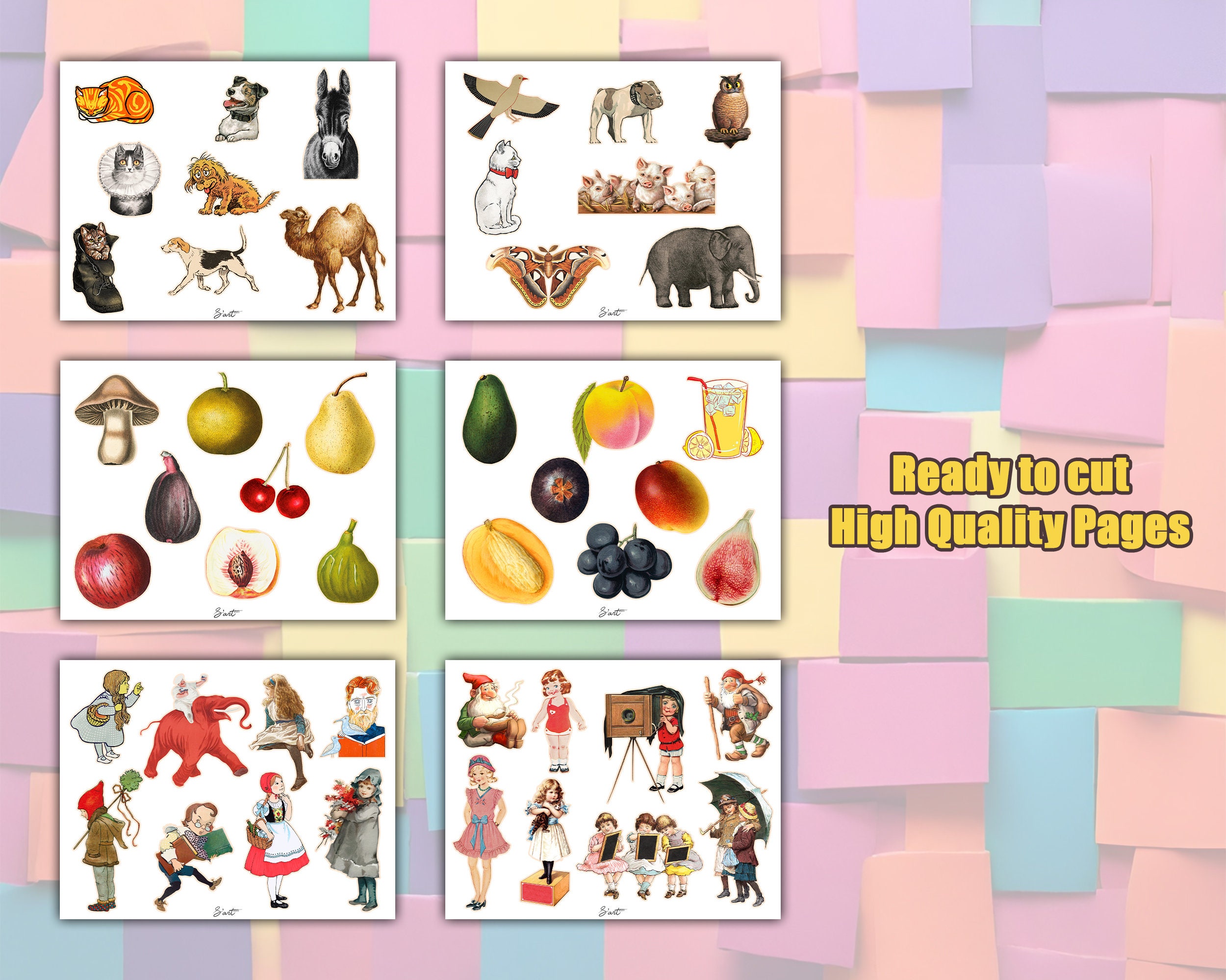 Collage Creator for Kids, Art Activity for Kids, DIY Collage Kit ...