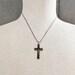 Vintage Bronze 3 Leaf Clover Crucifix Cross Necklace - Etsy