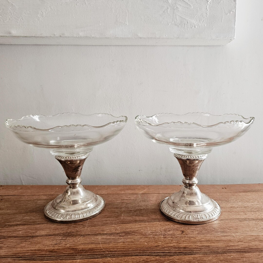 VINTAGE | Frank Whiting Sterling Silver Compote Bowls - Etsy