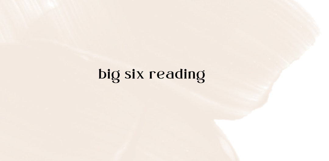 Big Six Reading - Etsy