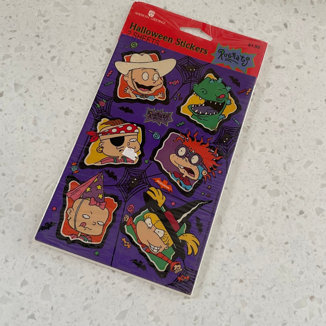 Vintage Rugrats Sealed Halloween Stickers American Greetings 1999 New ...