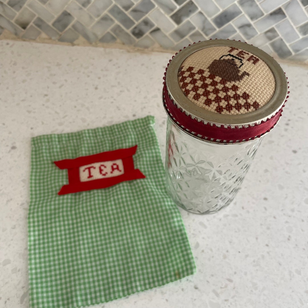 Vintage Tea Jar for Tea in an Old Jelly Jar Grandma’s Kitchen - Etsy