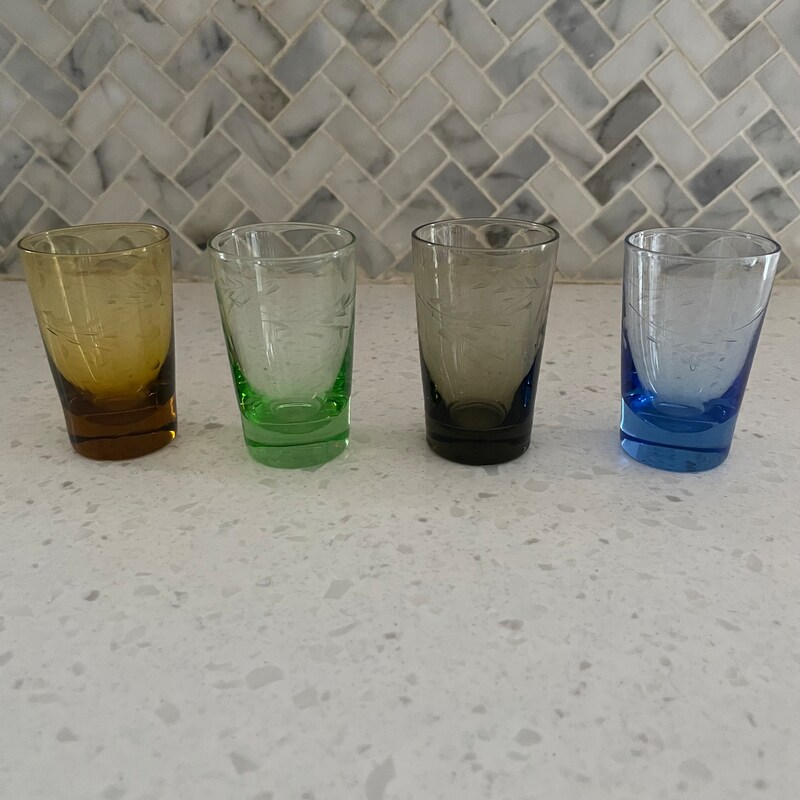 Etched Shot Glasses - Etsy