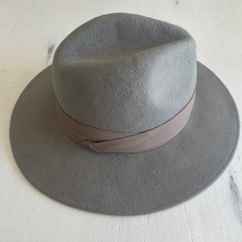 Gray Wool Hat - Etsy