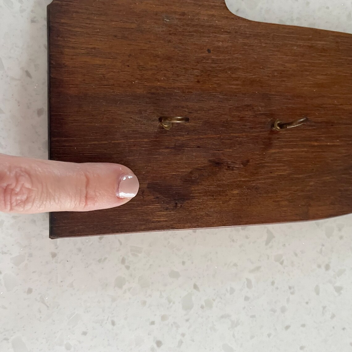 Vintage Mid Century Key Shaped Wood Key Holder Wall Hanging Rack - Etsy