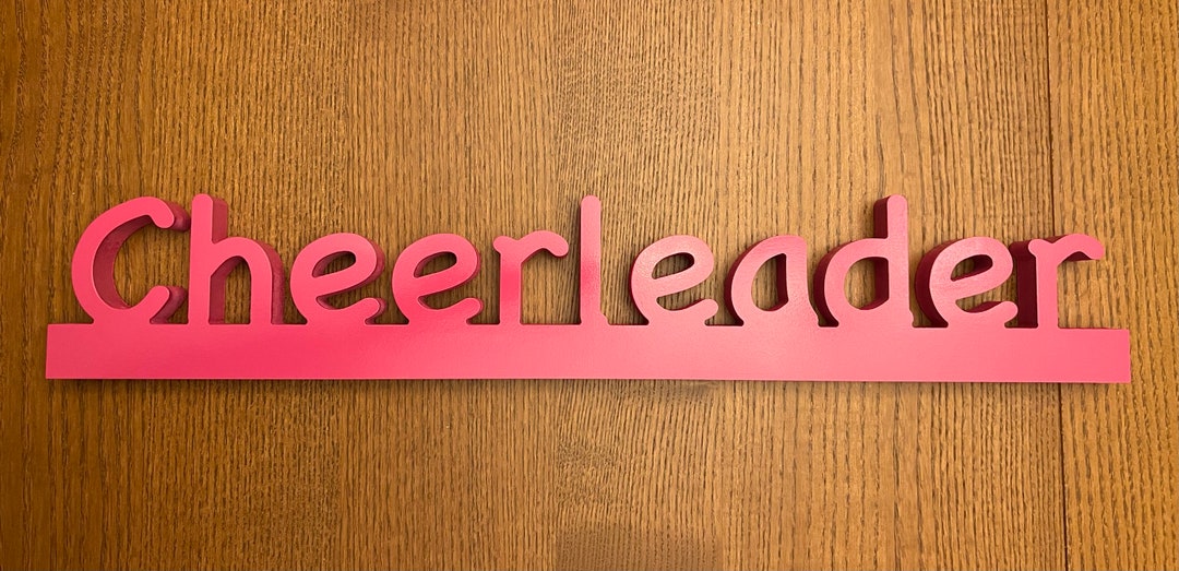 Cheerleader Sign - Etsy