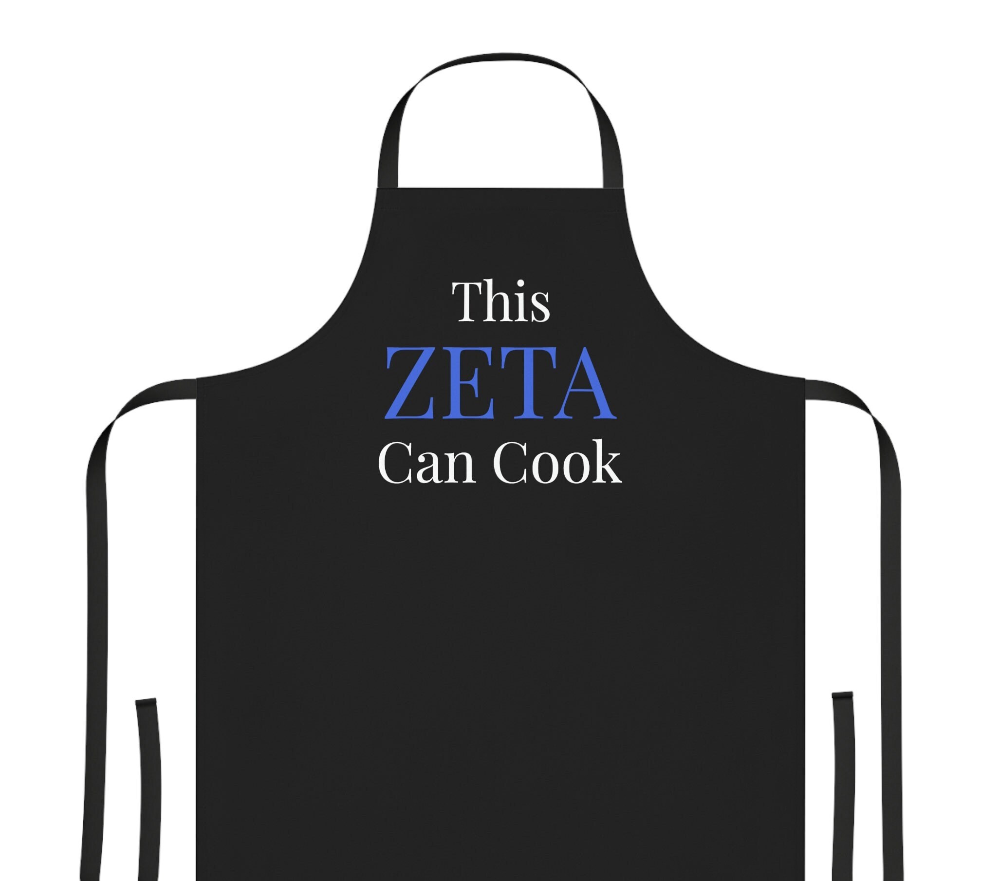 Zeta Phi Beta Inspired Apron This Zeta Can Cook Etsy